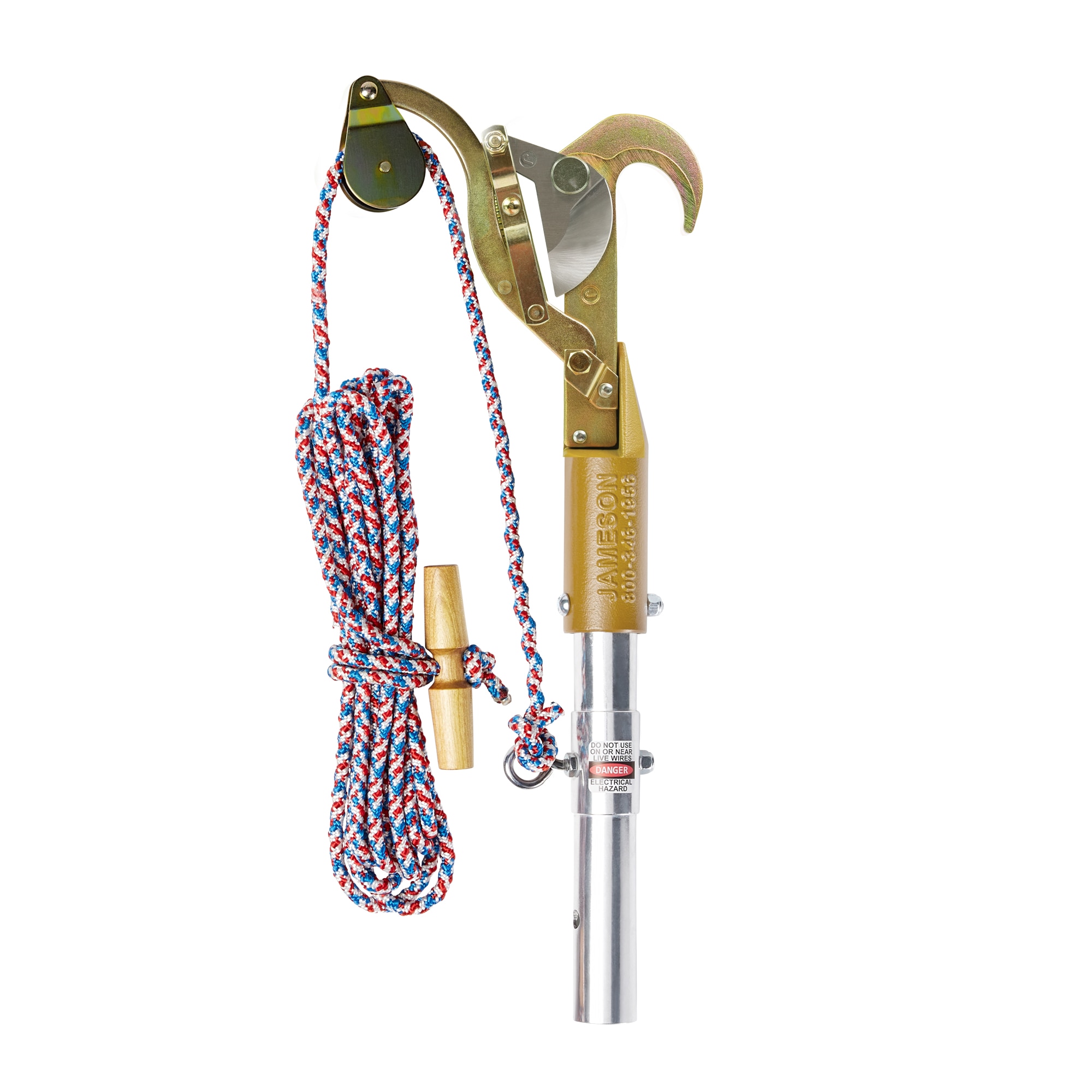 #14 PRUNER PACKAGE W/ PREMIUM BUMPY ROPE, RED WHITE BLUE