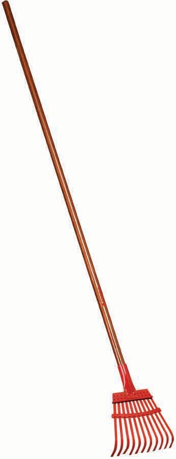Fixed Tine Shrub Rake - 8 Inch